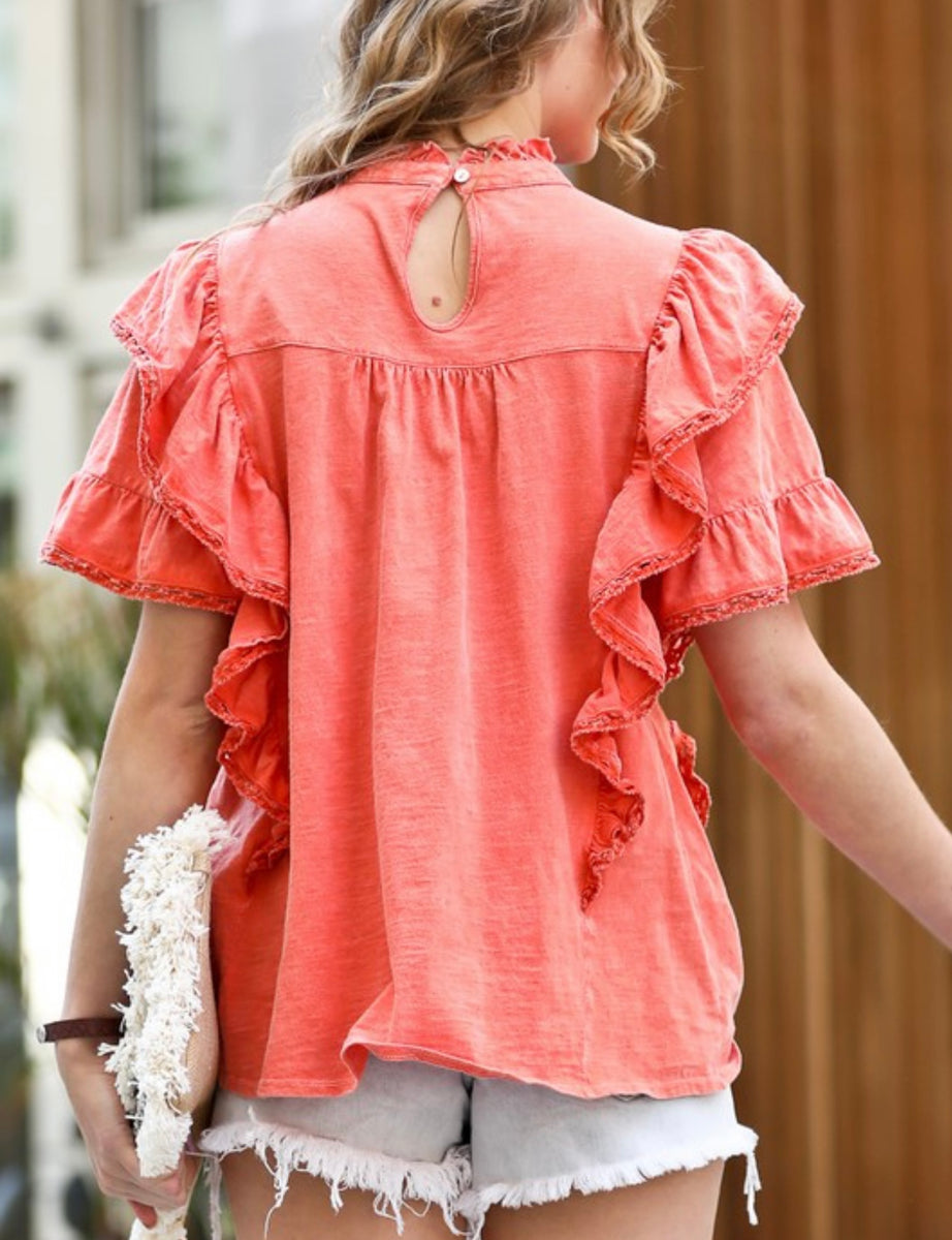 Vintage ruffle blouse – D’ Fashion Girl